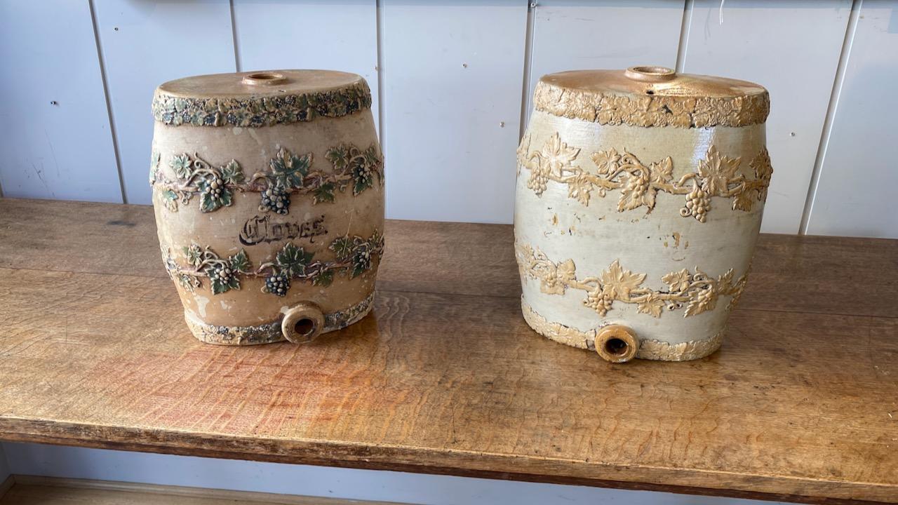Victorian Stoneware Spirit barrels - Accessories & Lighting